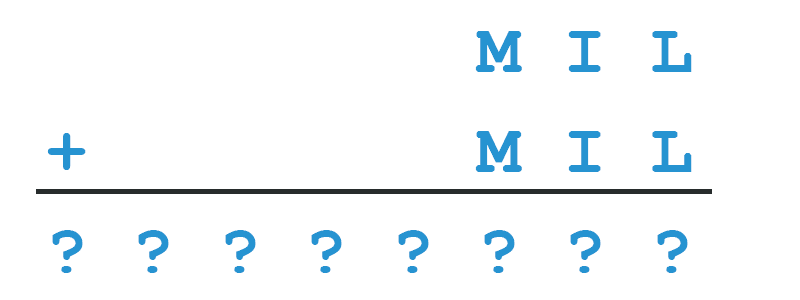 ¿Cuánto suma MIL + MIL? Pensamiento lateral GRATIS